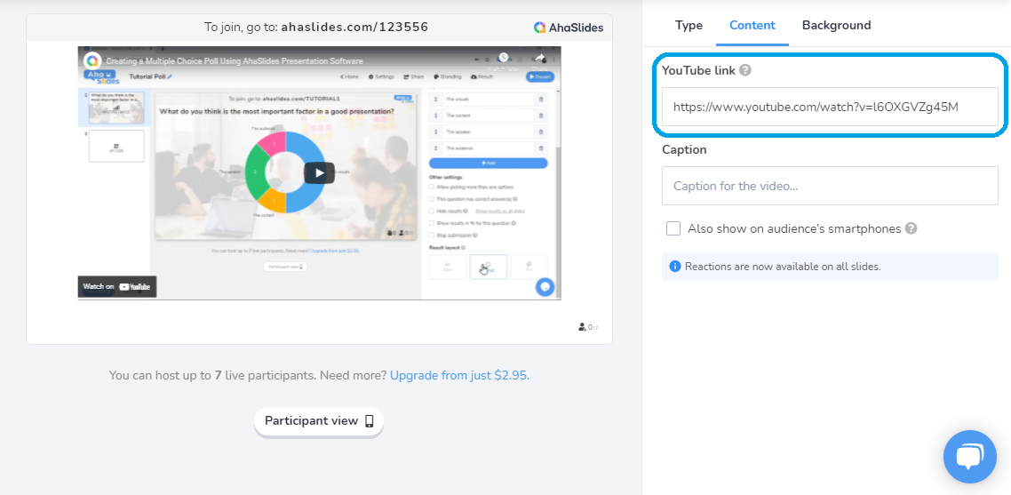 How To Use Youtube Slides On Ahaslides 