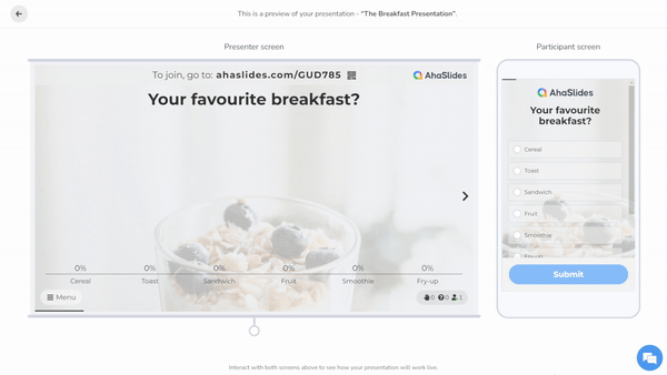 How to Preview and Test your Presentation | AhaSlides Help